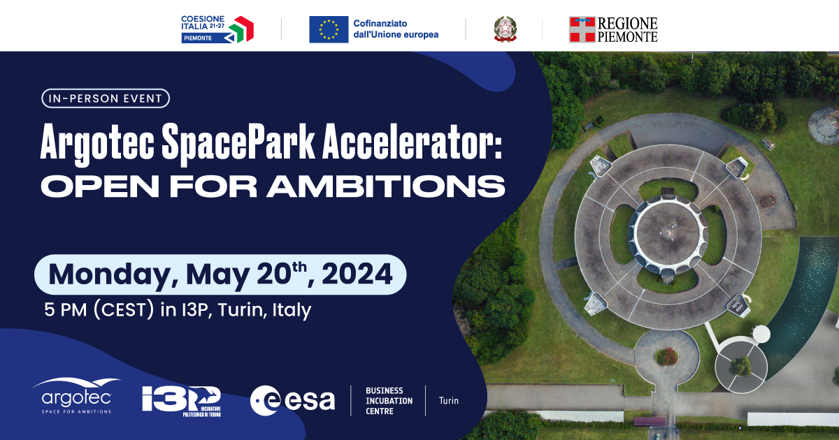 Argotec SpacePark Accelerator: open for ambitions | ESA BIC Turin